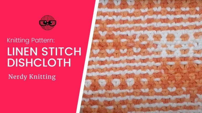 How to Knit a Linen Stitch Dishcloth (Free pattern!) – TONIA KNITS