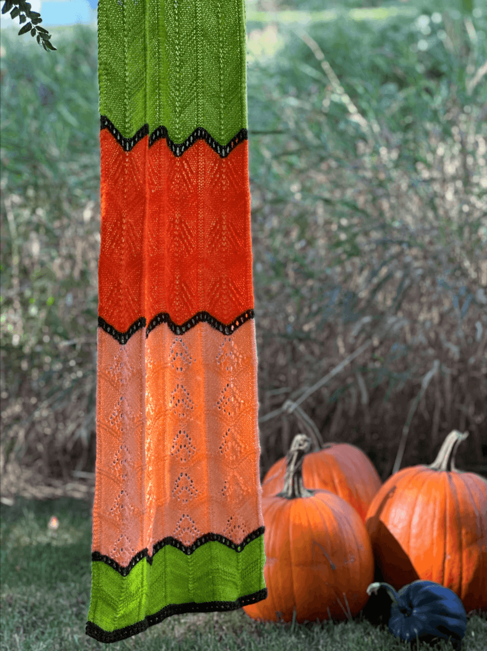 Fall Chevron Shawl – TONIA KNITS